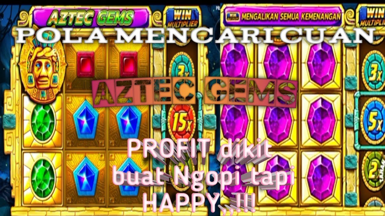 Aztec Gems receh tipis tipis asal profit Pola recehan - YouTube