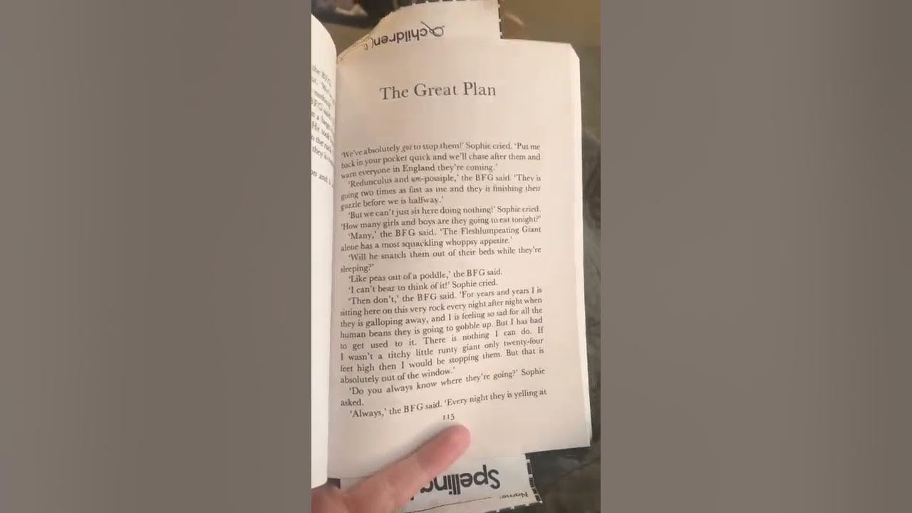 The BFG Read Aloud Chapter 15 - YouTube