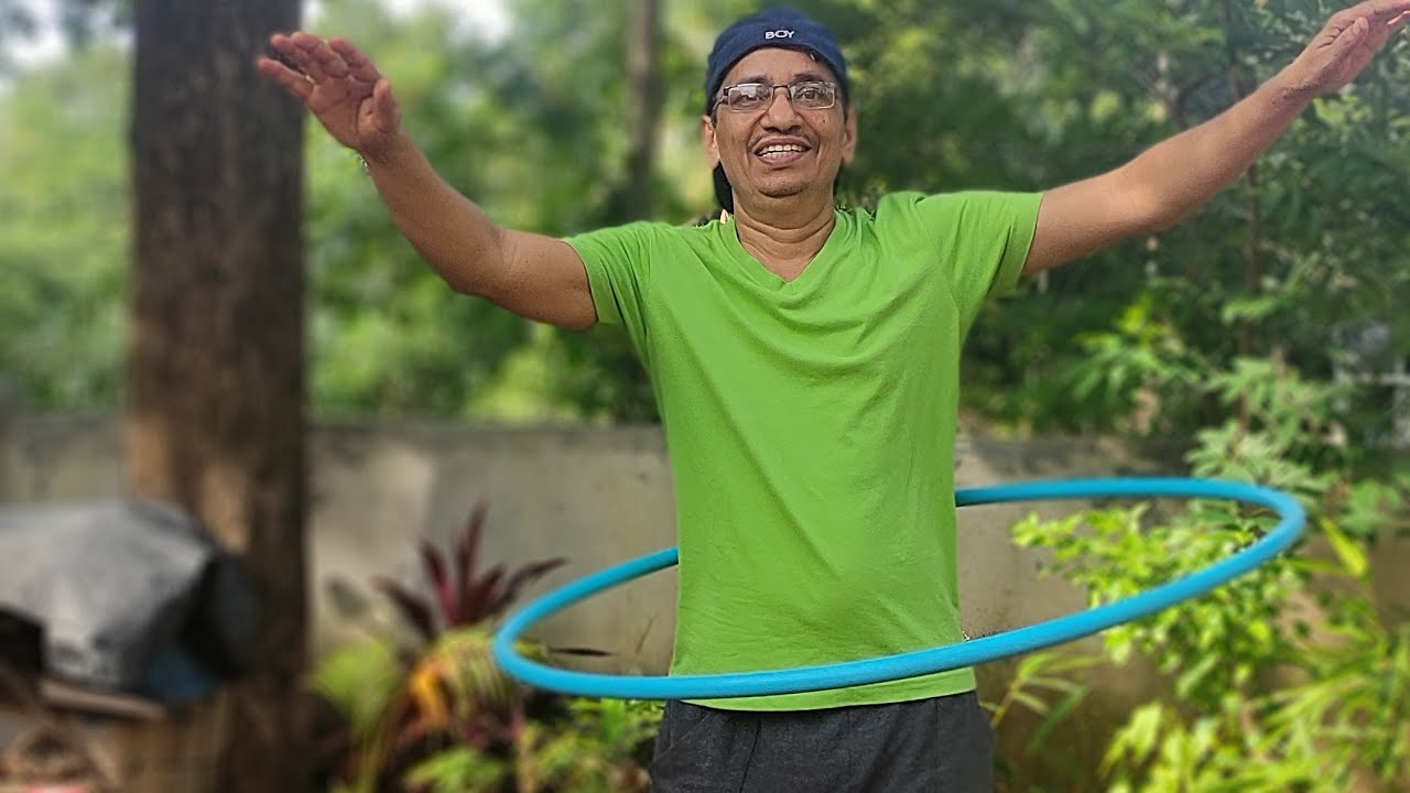 Easy Weightloss through Hula Hoop| അനായാസം വയർ കുറയ്ക്കാം - YouTube