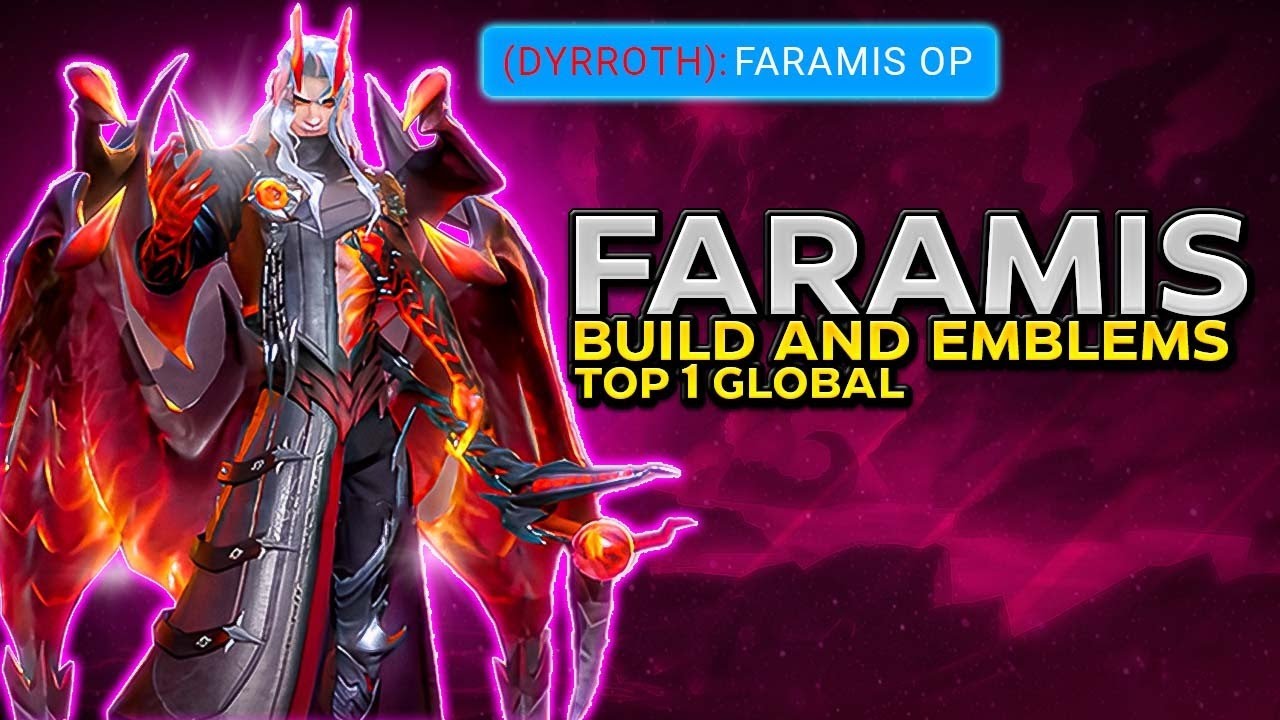Faramis Mythic Skin Gameplay 2024 | Faramis Top 1 Global Build And ...
