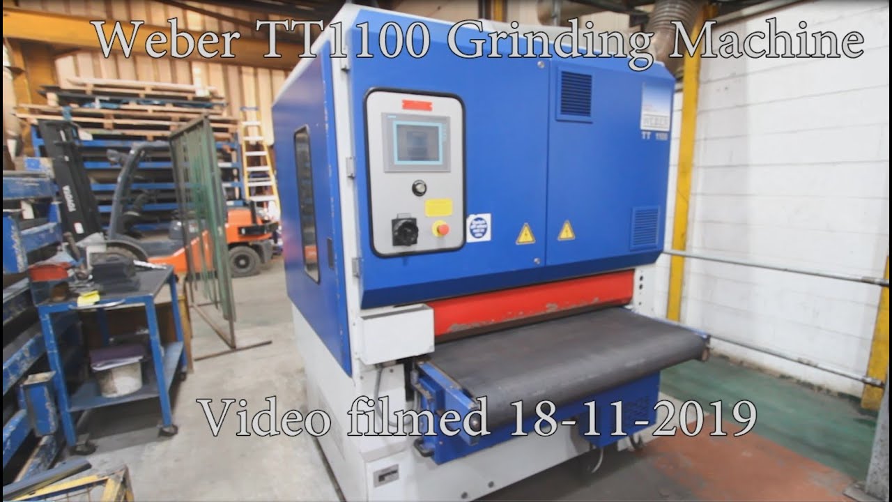 WEBER TT Deburring machine - YouTube