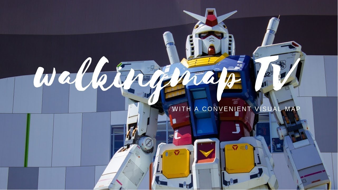DiverCity Tokyo Plaza, Japan (From Daiba Station ) - Walking Map /ダイバー ...