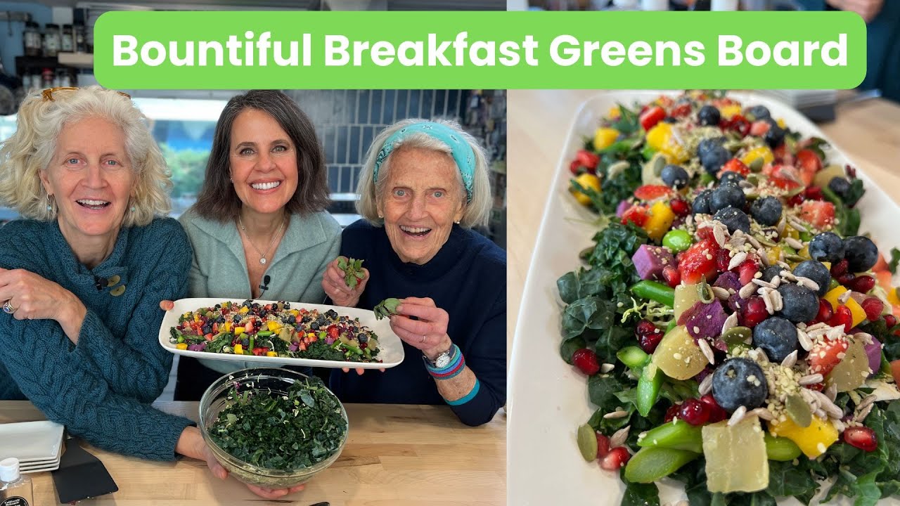 Bountiful Breakfast Greens Board - YouTube