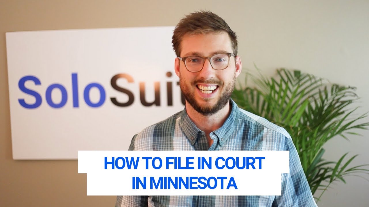 How to file in court in Minnesota - YouTube