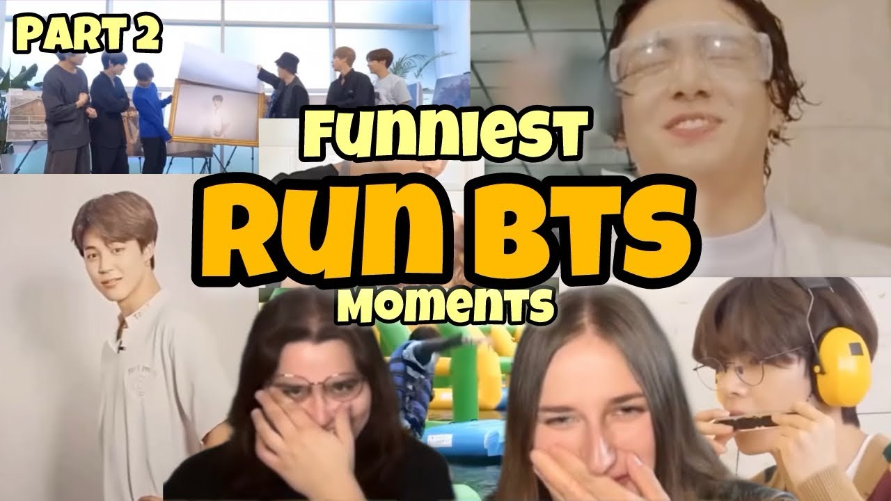 REACTION ON FUNNIEST RUN BTS MOMENTS💜| PART 2 - YouTube