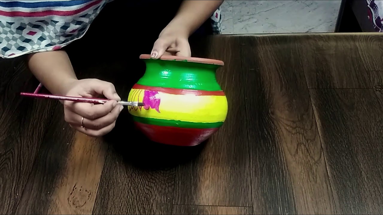 Pot Decoration For Pongal L Decoration YouTube pot-decoration-for-pongal-l-decoration-youtube