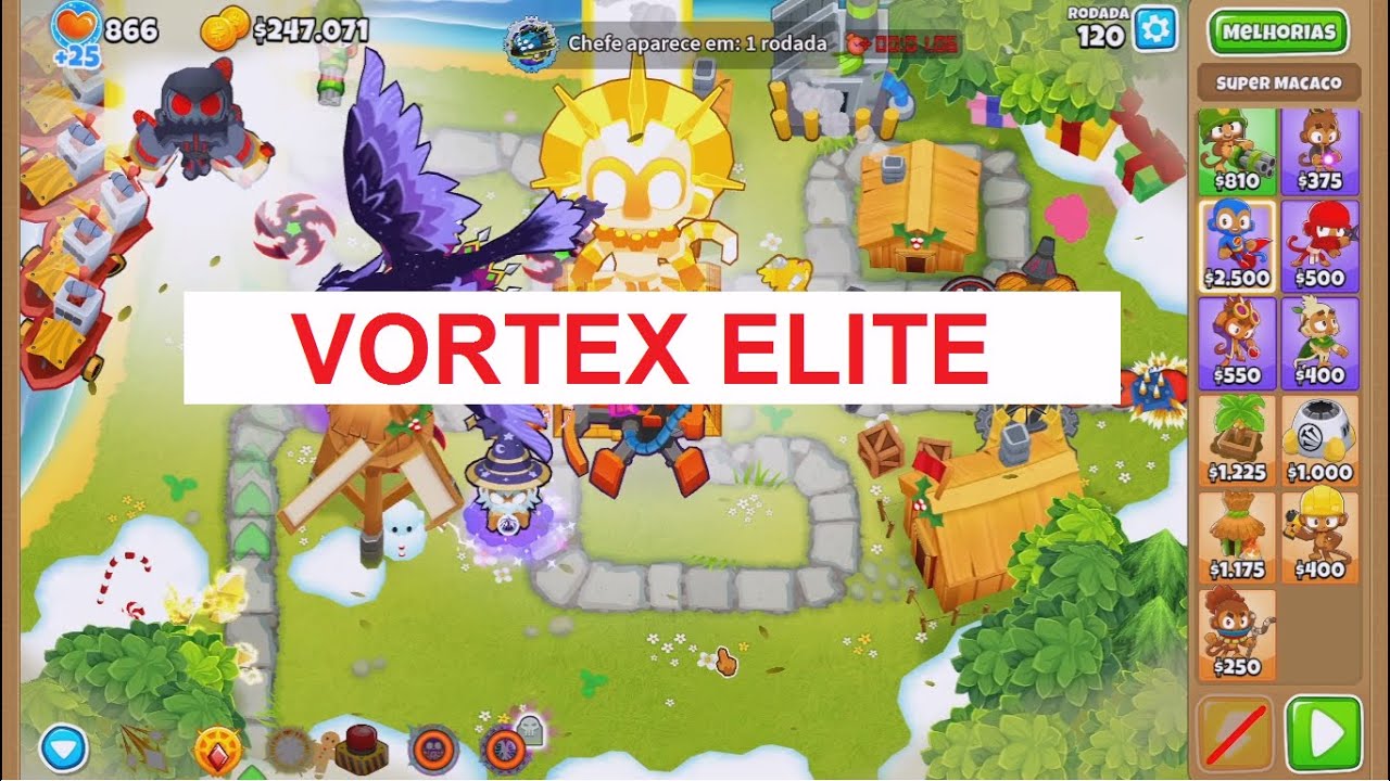 VORTEX 'ELITE' (APENAS 3 PARAGONS) - BTD6 - YouTube