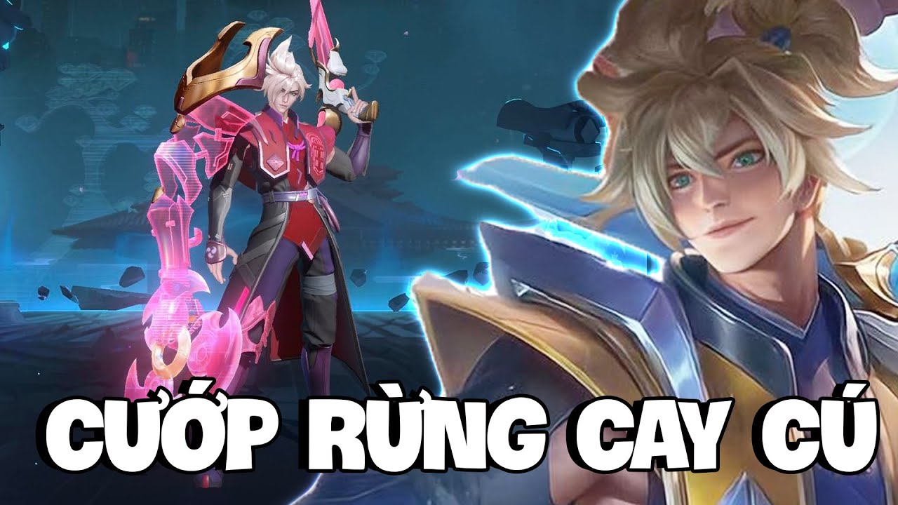 (Liên Quân) Valhein sơn skin full đỏ đi rừng gặp phải thánh Nakroth ...