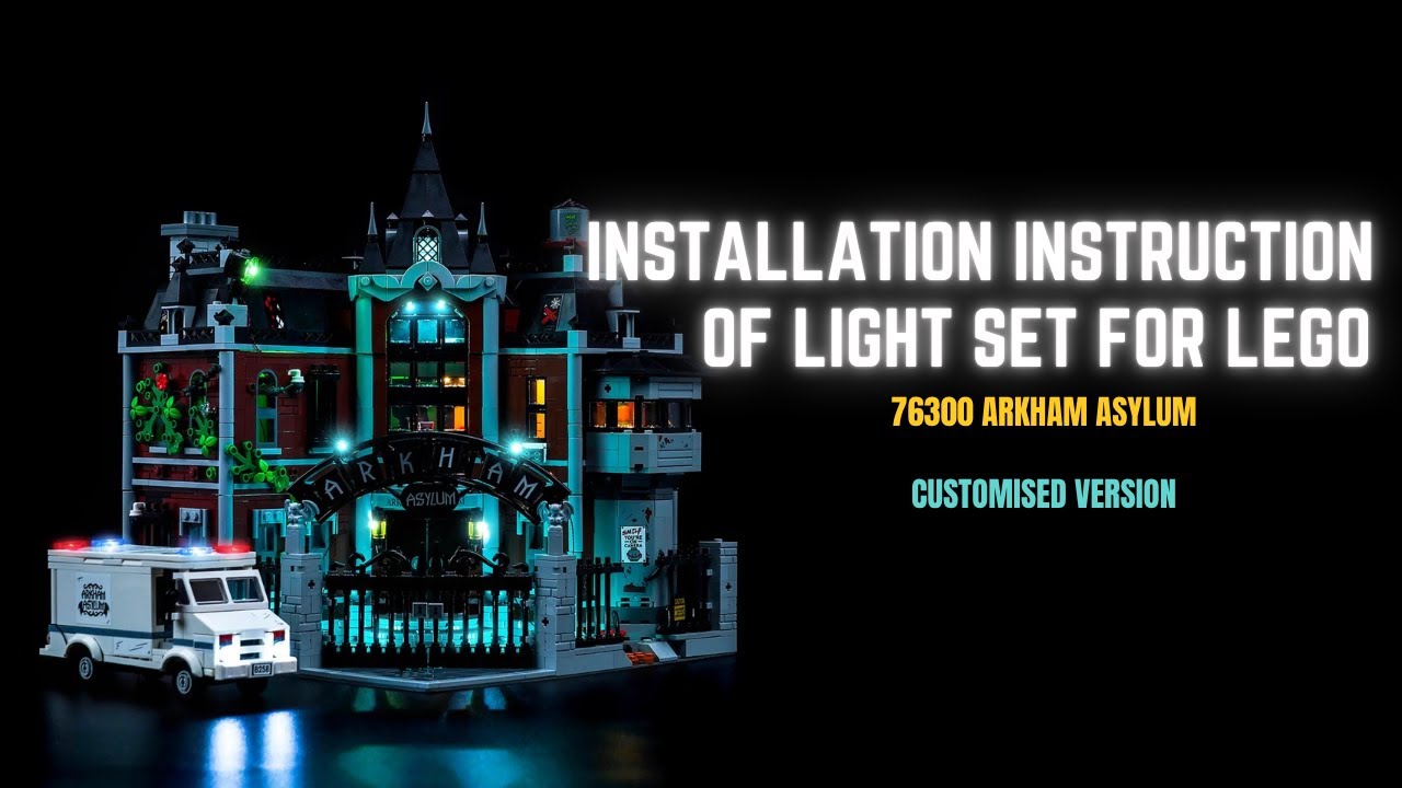 Step-by-Step Installation Guide | Light Kit for LEGO® Arkham Asylum ...