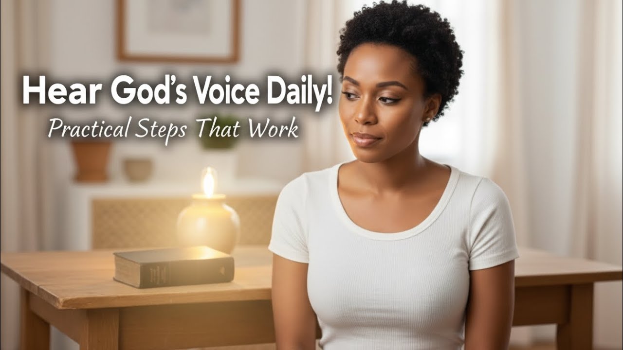 How to Hear God’s Voice Clearly Every Day - YouTube