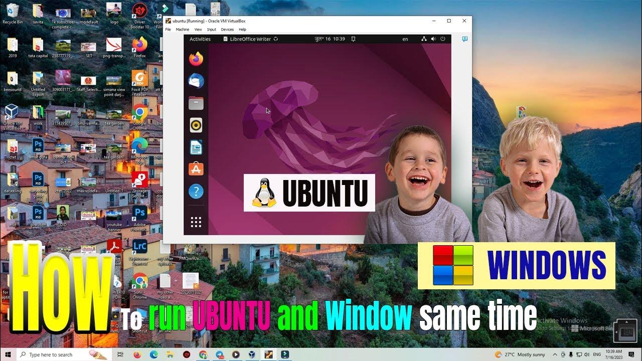 How to run UBUNTU in Windows | installing Ubuntu माइक्रोसॉफ्ट विंडो में ...