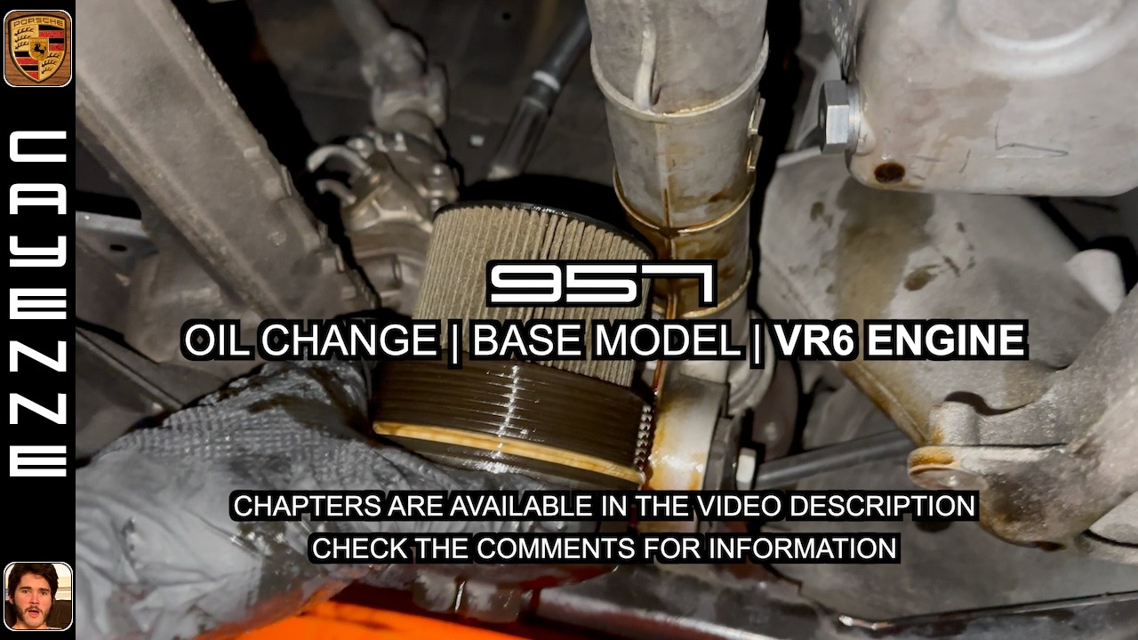 Oil Change | Base Model (VR6) | Porsche Cayenne (2003 - 2010) - YouTube