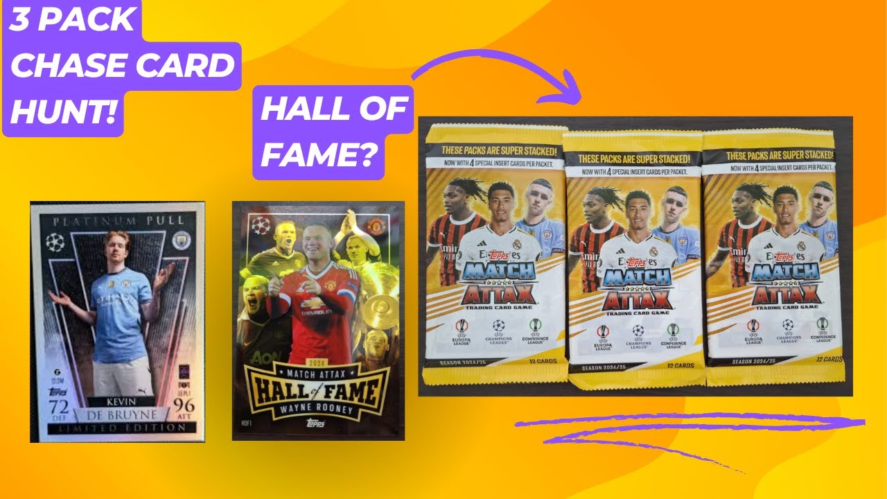 Match attax 3 pack opening! Hall of fame hit! - YouTube