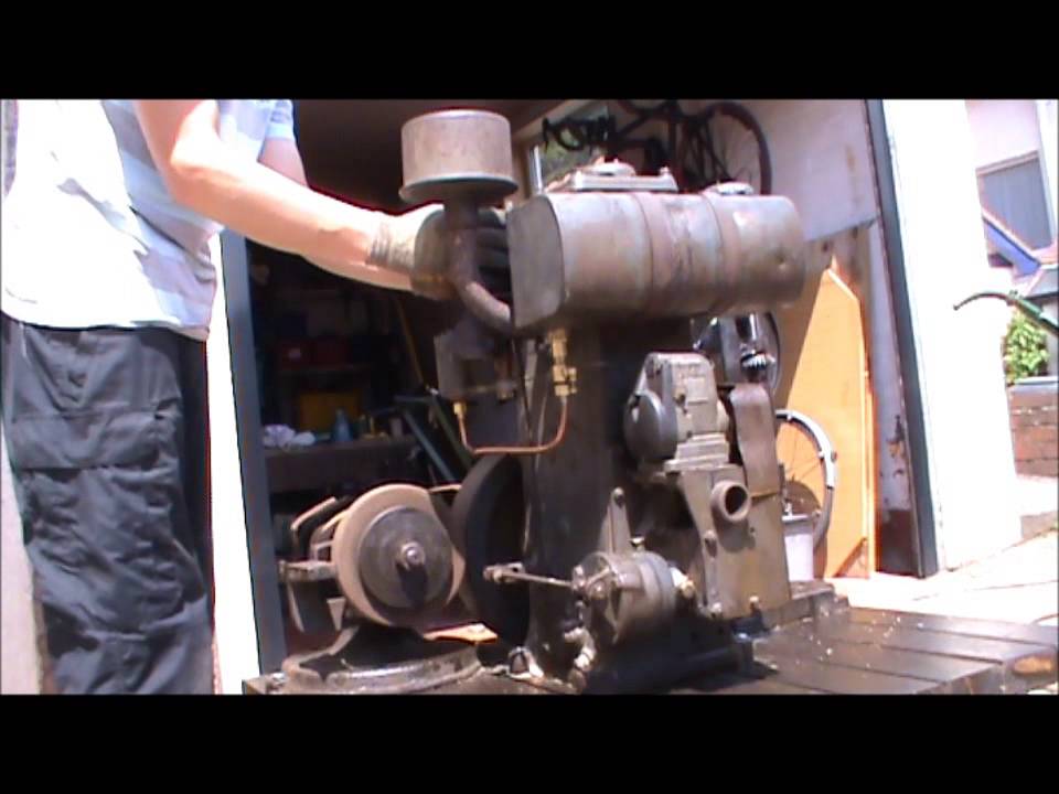 1937 2hp Lister D - Improved running - Stationary engine - YouTube