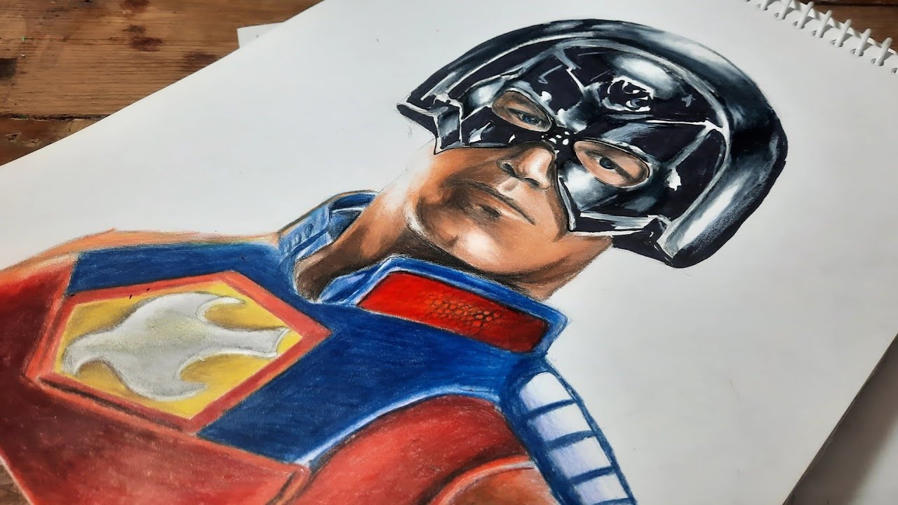 Peacemaker Drawing || Dibujando a Peacemaker #drawing - YouTube