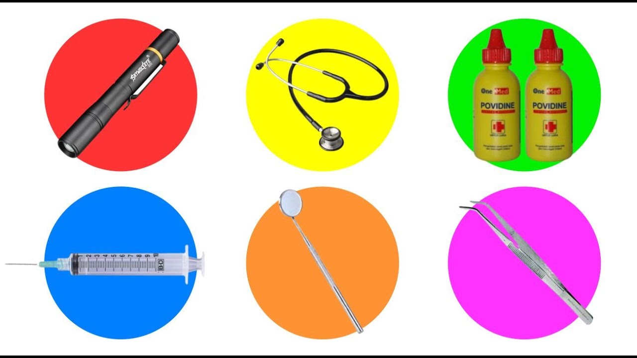Jenis Alat Medis Senter Medis, Stetoskop, Obat Merah, Jarum Suntik ...