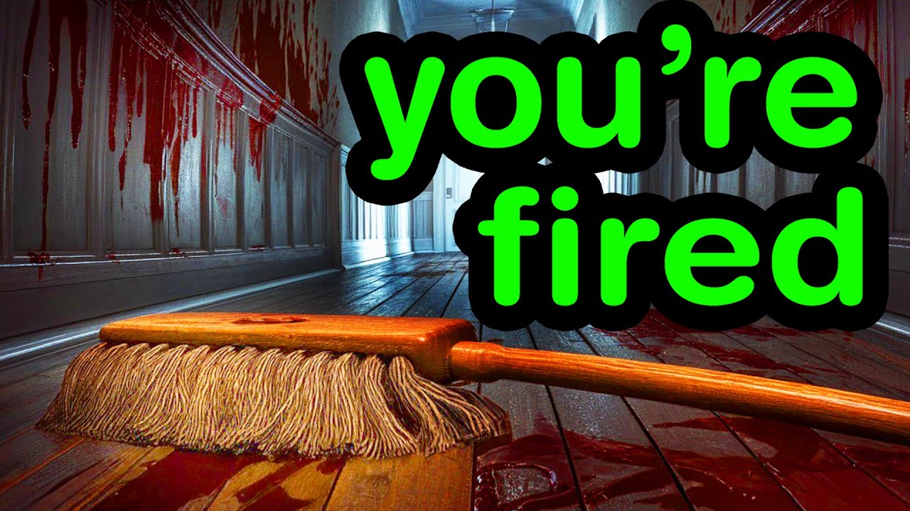 Blood Cleaner: A Thrilling Late Night Mop Horror Adventure! - YouTube