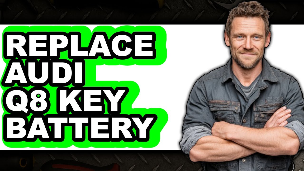 How to Replace Audi Q8 Key Battery - Step By Step - YouTube