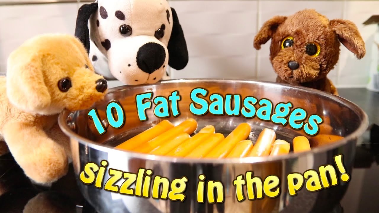 10 Fat Sausages | Counting Nursery Rhyme | Learning Fun for Preschool ...