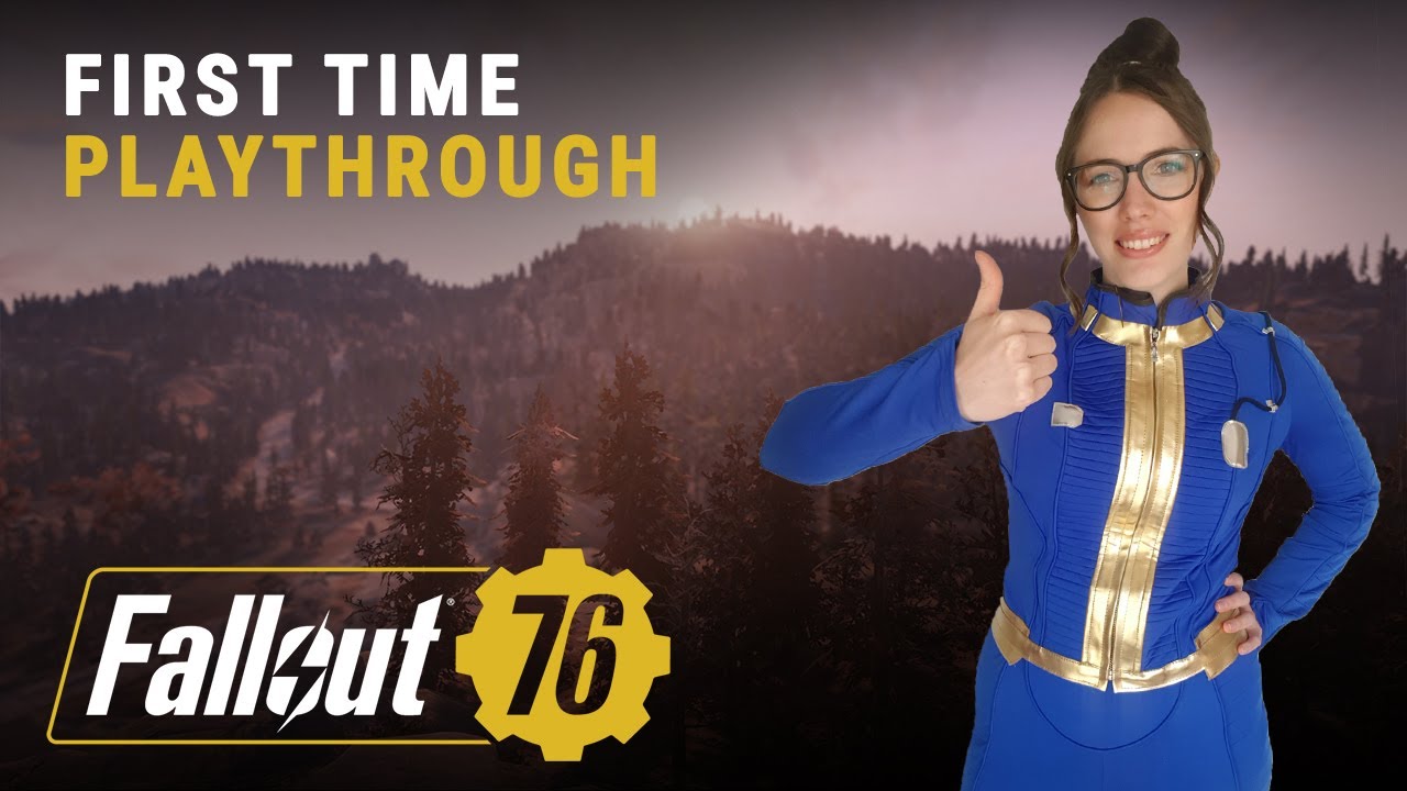 Vault girl plays Fallout 76! ☢️ 1st time playthrough 💙 - YouTube