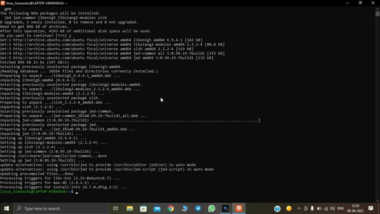 jed text editor - YouTube