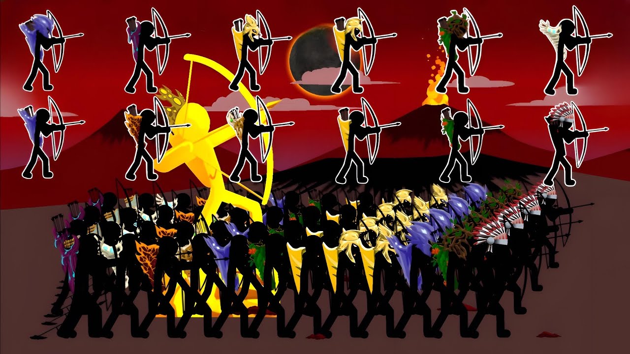 All 13 Skins Of Archer, Which One Will Be The Strongest? | Stick War ...