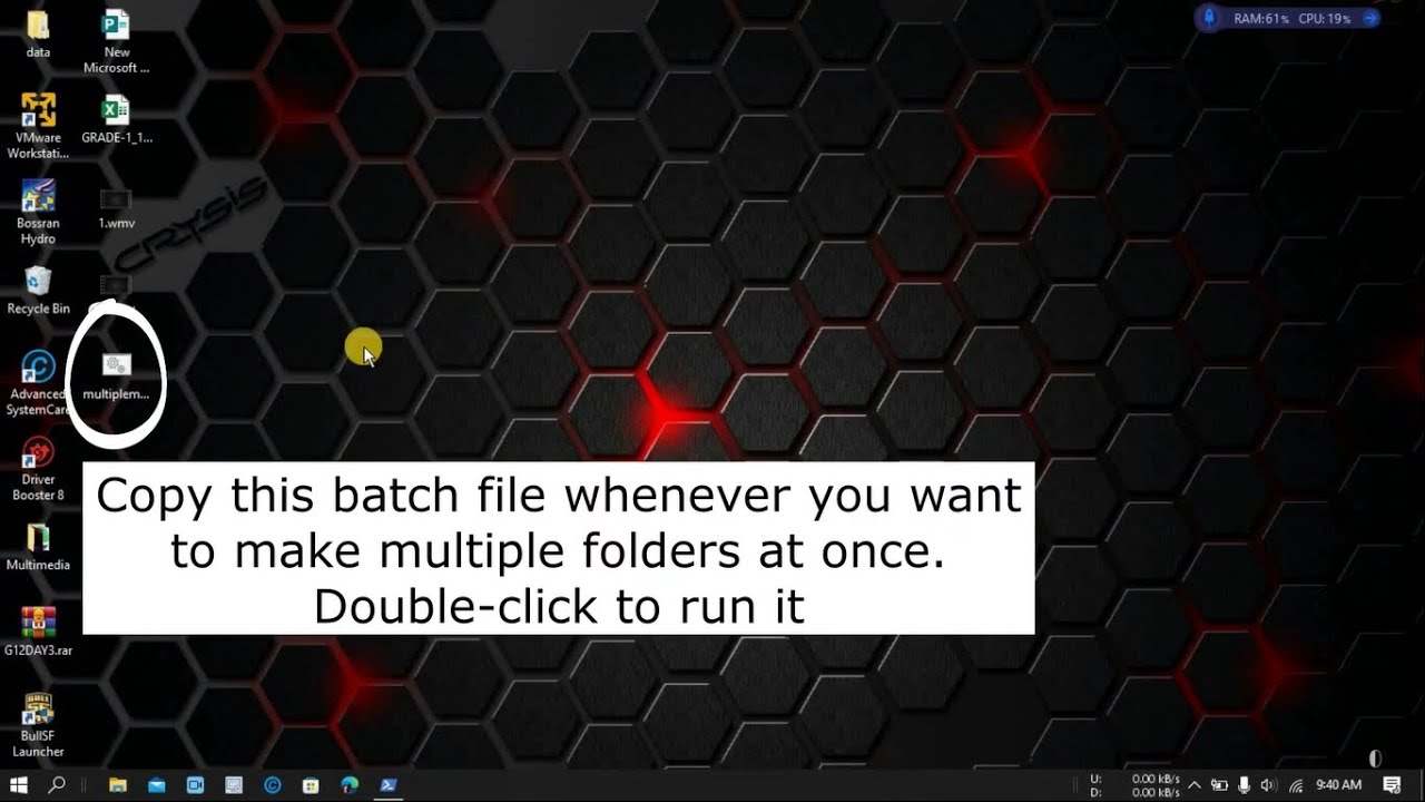 How To Create Multiple Folders At Once In Windows 10 YouTube How To Create Multiple Folders At Once In Windows 10 YouTube