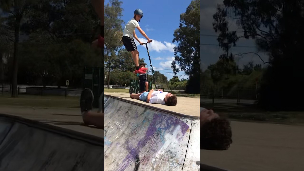 Jumping over people must watch #shorts - YouTube