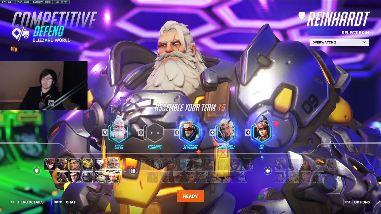 19200 DMG! BUFF REINHARDT IN SEASON 5! SUPER REINHARDT + ZARYA ...