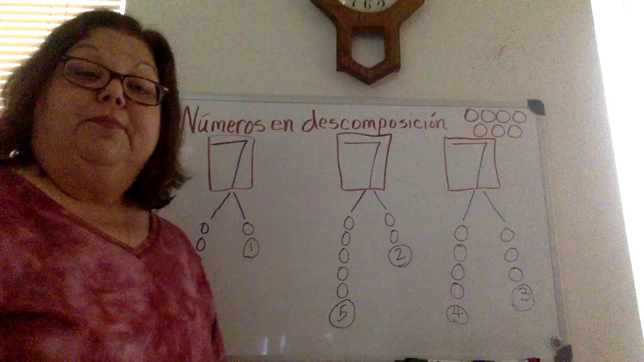 Decomposing numbers in Spanish - YouTube