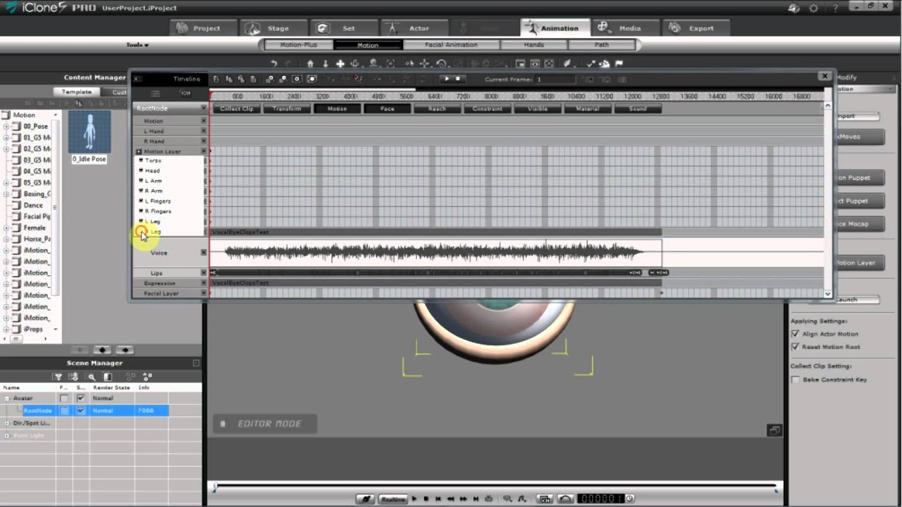 Quick Tip - Separation of Motions and Facial animation In Motion Plus ...