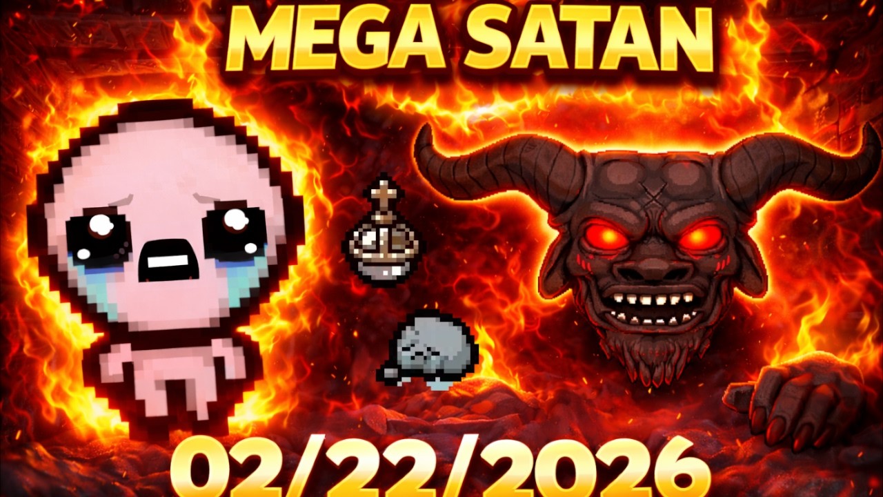 MELTING MR SATAN - Binding Of Isaac Repentance Daily - 02/22/2026 - YouTube