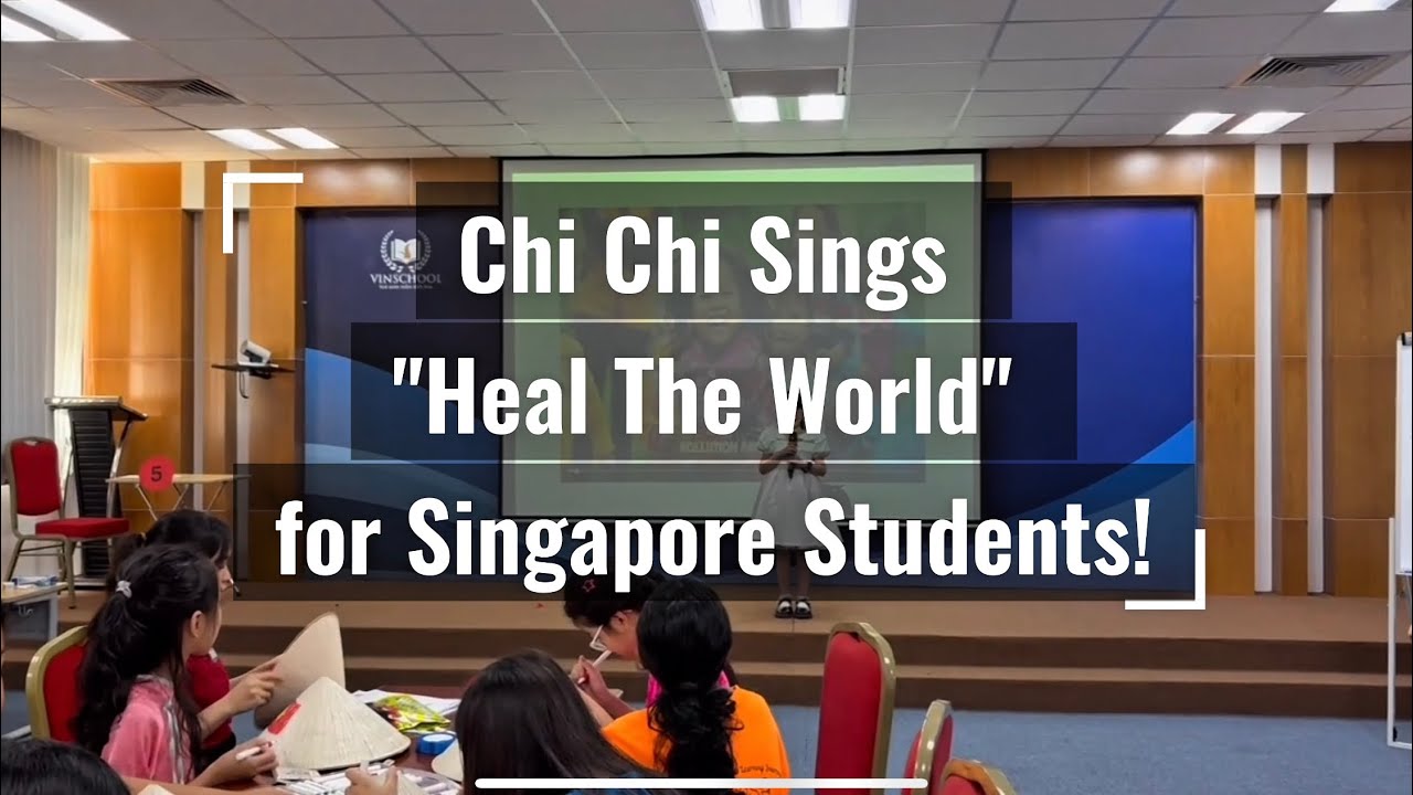 Chi Chi Sings "Heal The World" for Singapore Friends! 🌎 Touching Moment ...