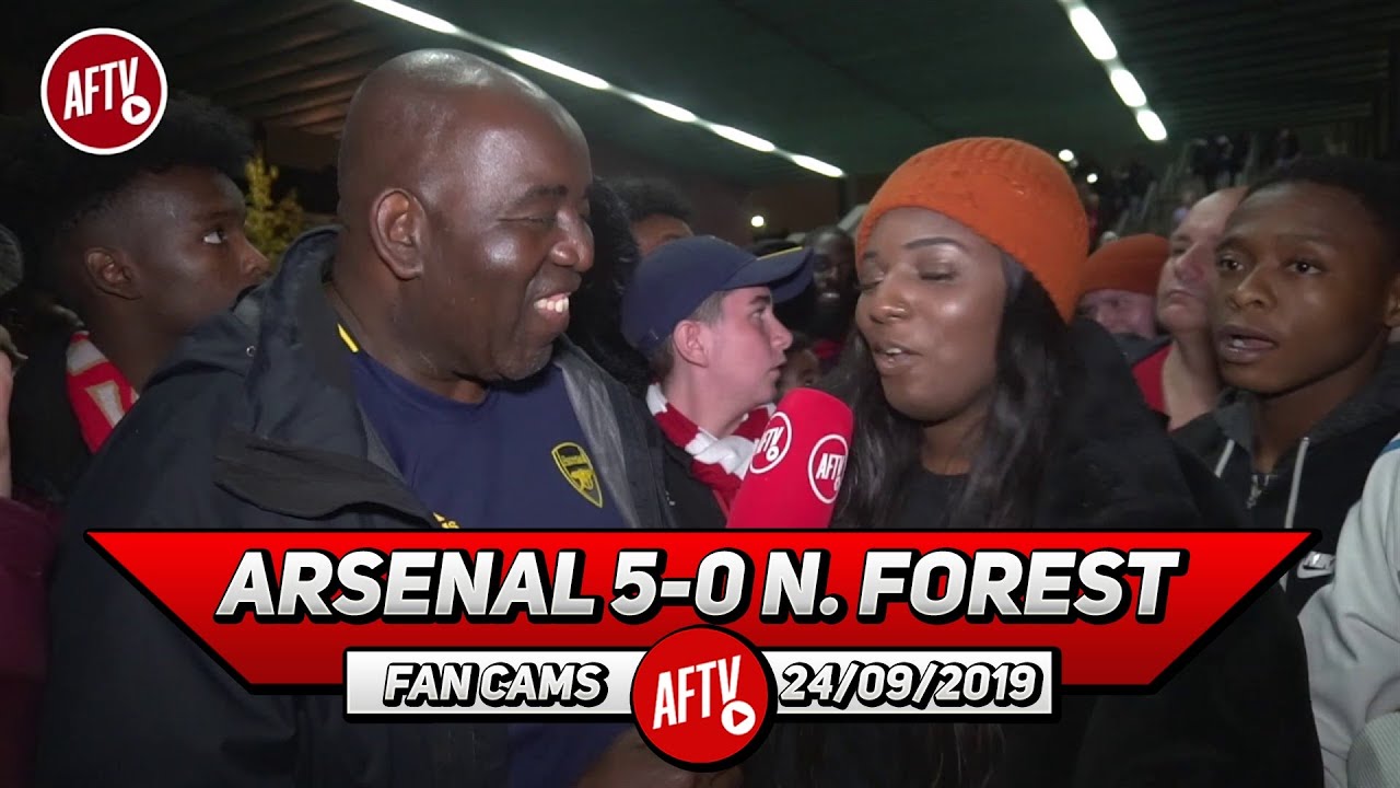 Arsenal 5-0 Nottingham Forest | Tierney Looks Better Than Kolasinac ...