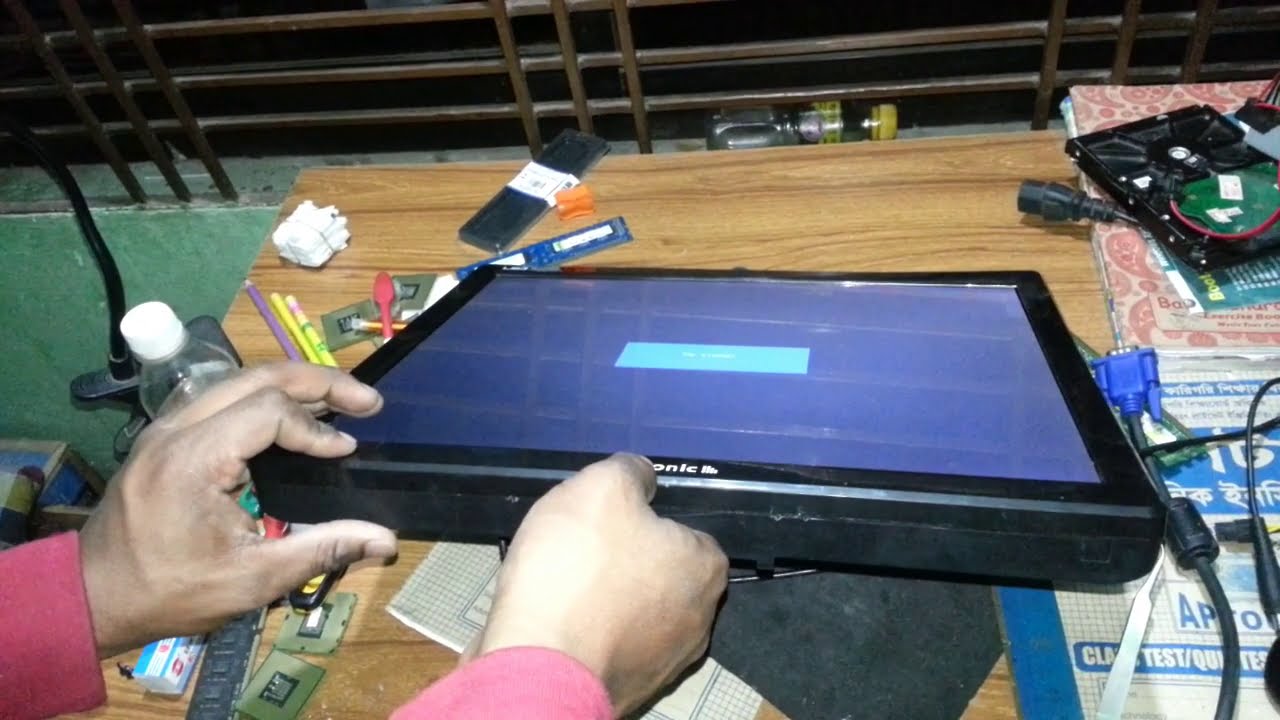 Haw To Repair LED Monitor Display Problem By Tanvir Computer ...