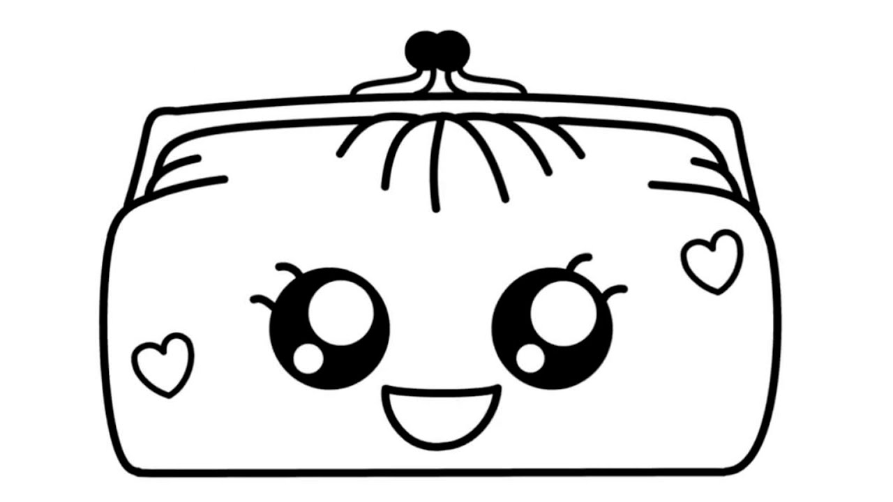 HOW TO DRAW A CUTE MAKEUP BAG EASILY AND QUICKLY LEARN HOW TO DRAW ...