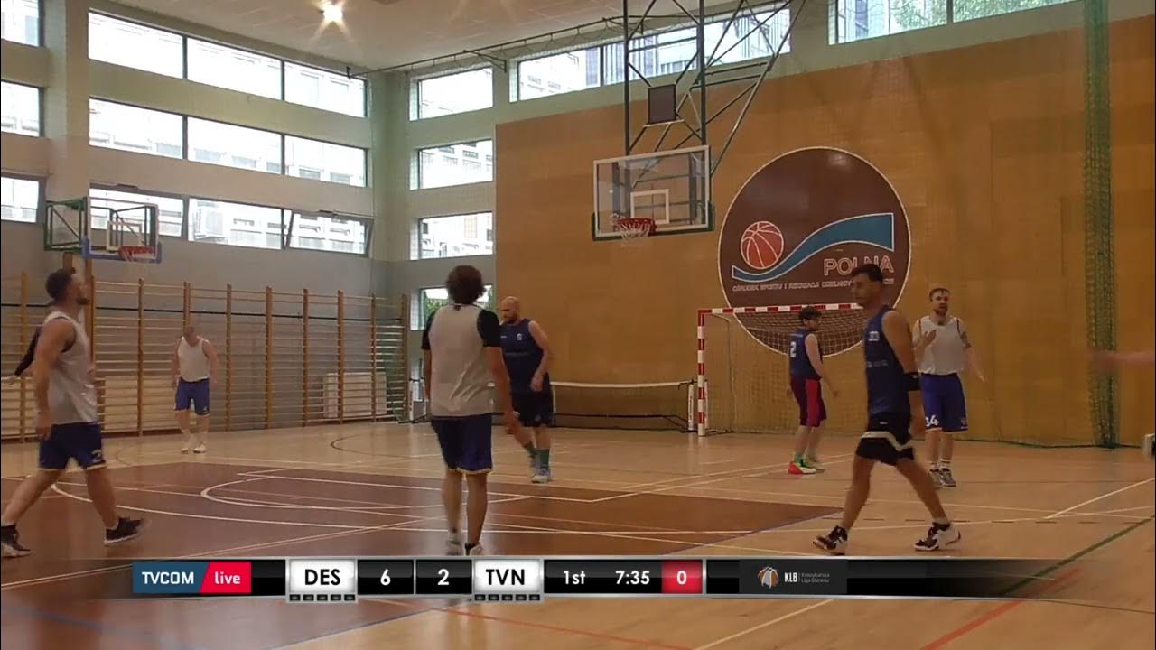 Cały mecz: Destrier vs TVN - 2 Liga Warszawa - 19.06 - Koszykarska Liga Biznesu - YouTube