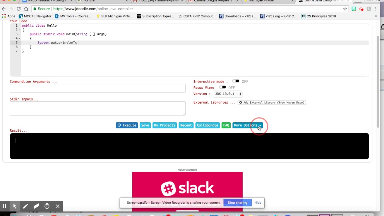 How to use jDoodle Sep 14 2018 7 43 AM - YouTube