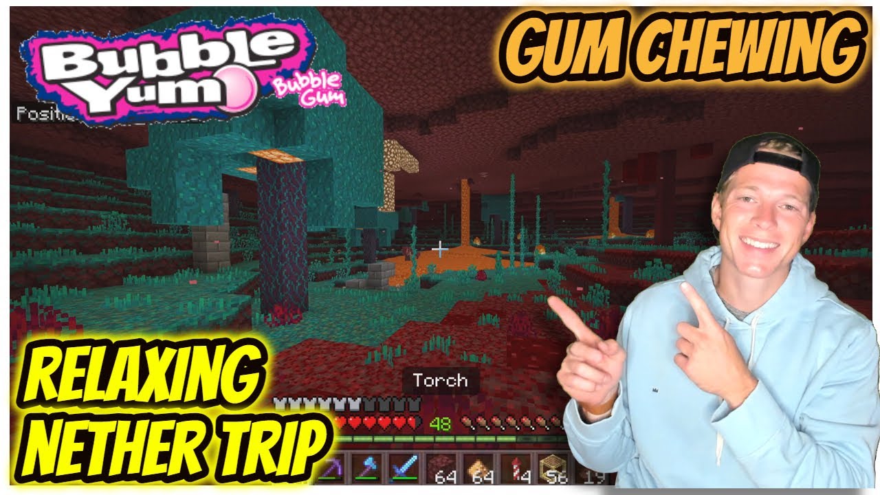 Minecraft ASMR | Relaxing Nether Trip 😴 - Gum Chewing & Whispering ...