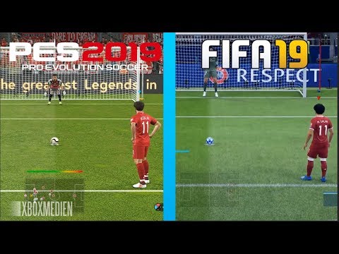 FIFA 19 vs PES 2019 Penalty Kicks (Xbox One, PS4, PC)