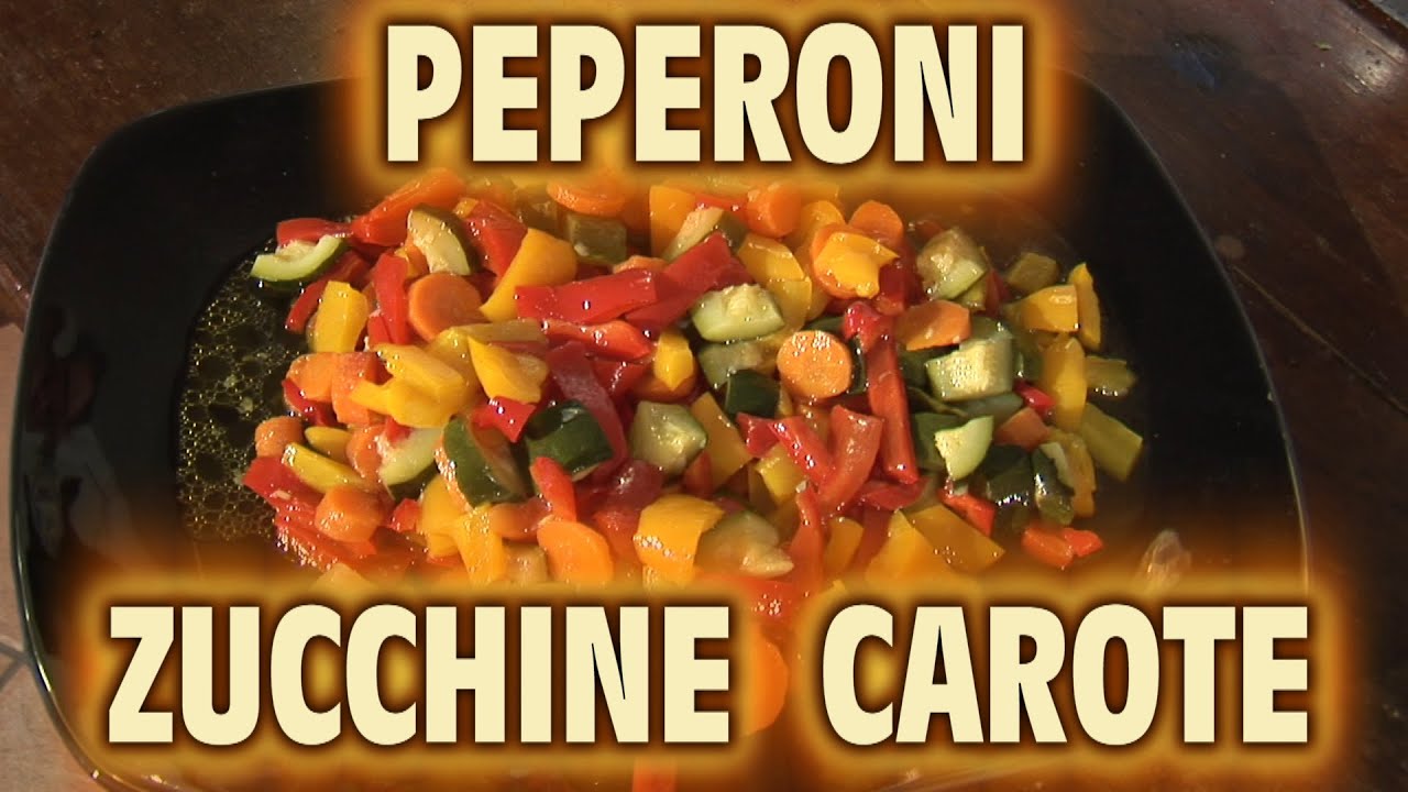 4K - COTTURA SOTTOVUOTO - PEPERONI ZUCCHINE CAROTE - SOUS VIDE ALLADIN ...