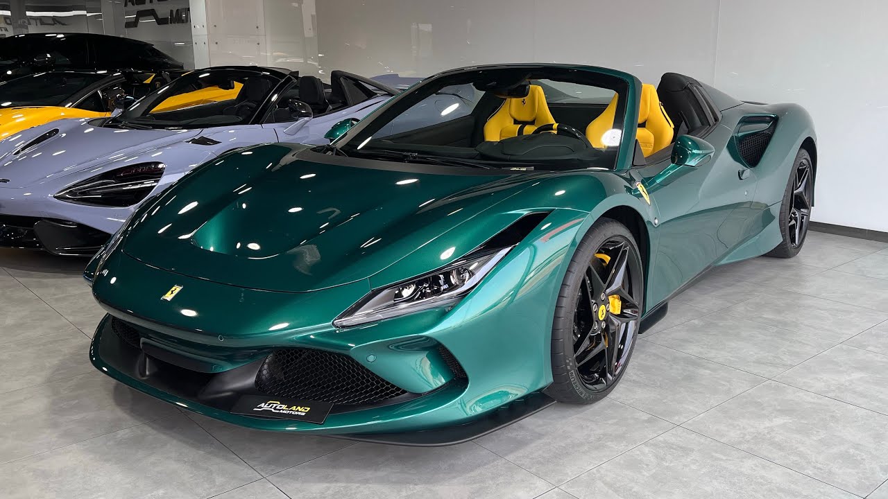 2023 Ferrari F8 Spider | Extrarange Verde Pino | Giallo Interiors ...