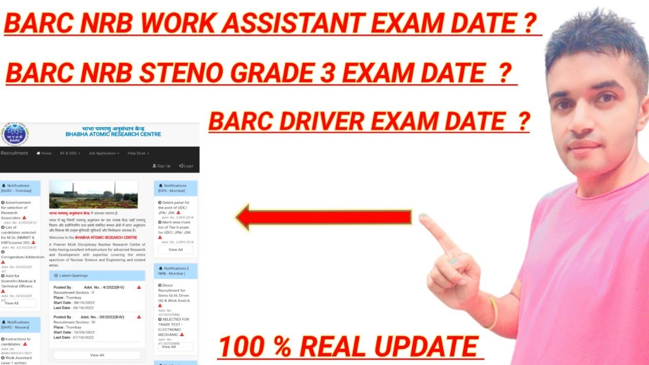 BARC WORK ASSISTANT EXAM DATE 2022 BARC STENO GRADE 3 EXAM DATE barc-work-assistant-exam-date-2022-barc-steno-grade-3-exam-date