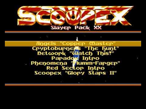 Scoopex - Slayer Pack 20 Menu Amiga Intro NO SOUND - YouTube