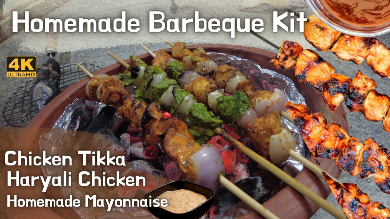 BBQ Grill Setup DIY | Easy Barbeque at Home | Charcoal Cooking - YouTube