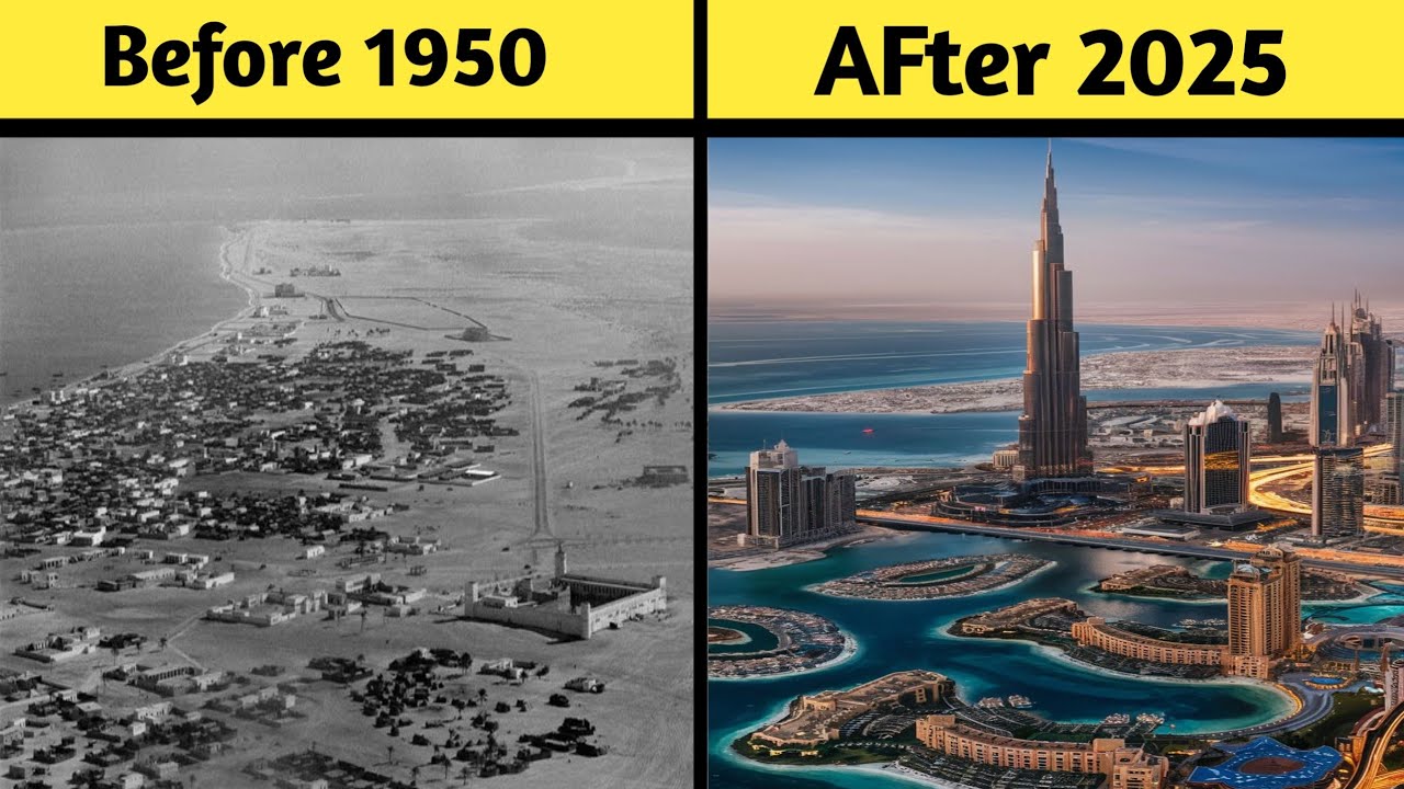 The Dubai Evolution Story! 🌍|| Dubai ne itni taraqi kaise ki ? || How ...