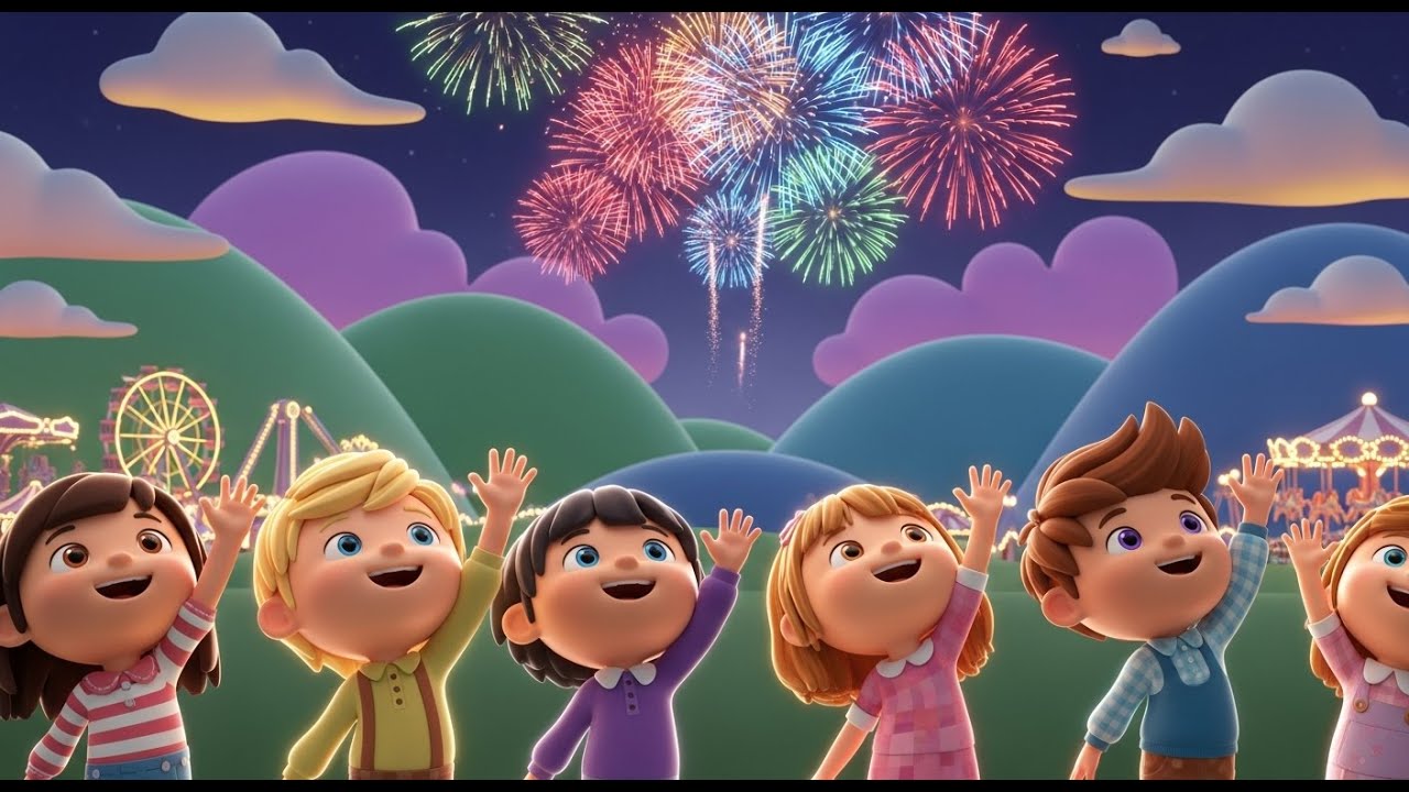 Twinkle Twinkle Little Star – Firework Song | Fun Kids Music ...