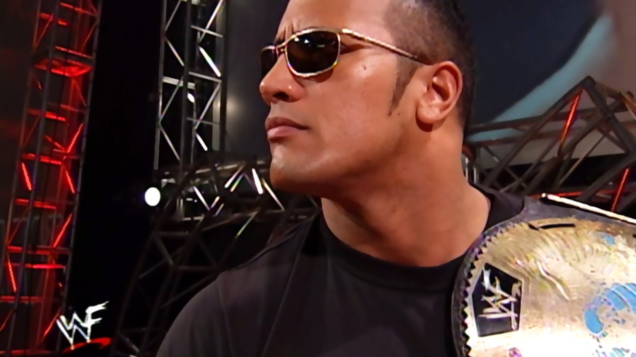 The Rock confronts Chris Benoit & Shane McMahon - YouTube