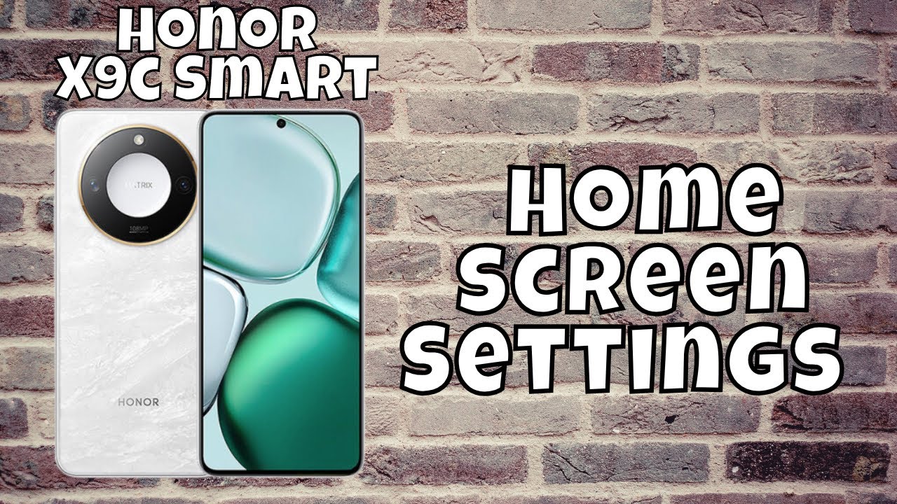 Honor X9c Smart Home screen Settings || Home Screen Customization ...