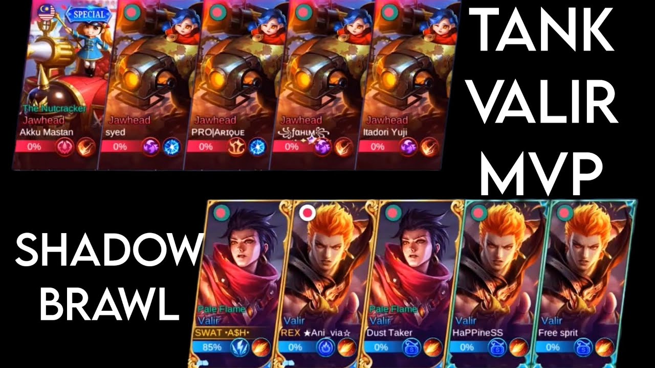 Valir Tank Build | MVP 😅 | SHADOW BRAWL - YouTube